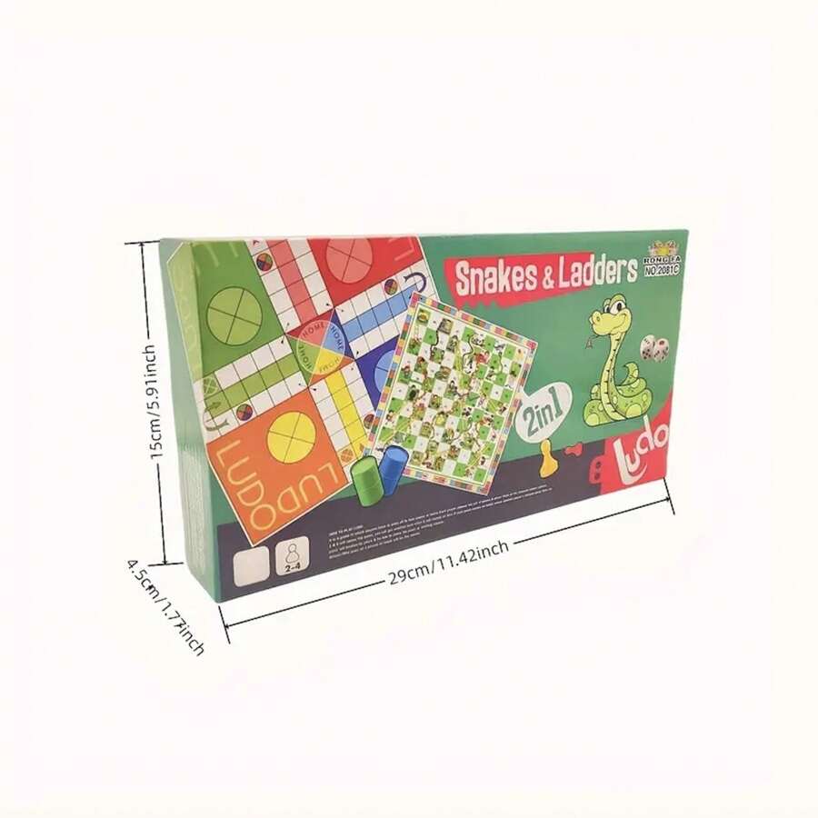 Snakes & Ladders Board Game - Standard Edition, Strategy Family Game ...