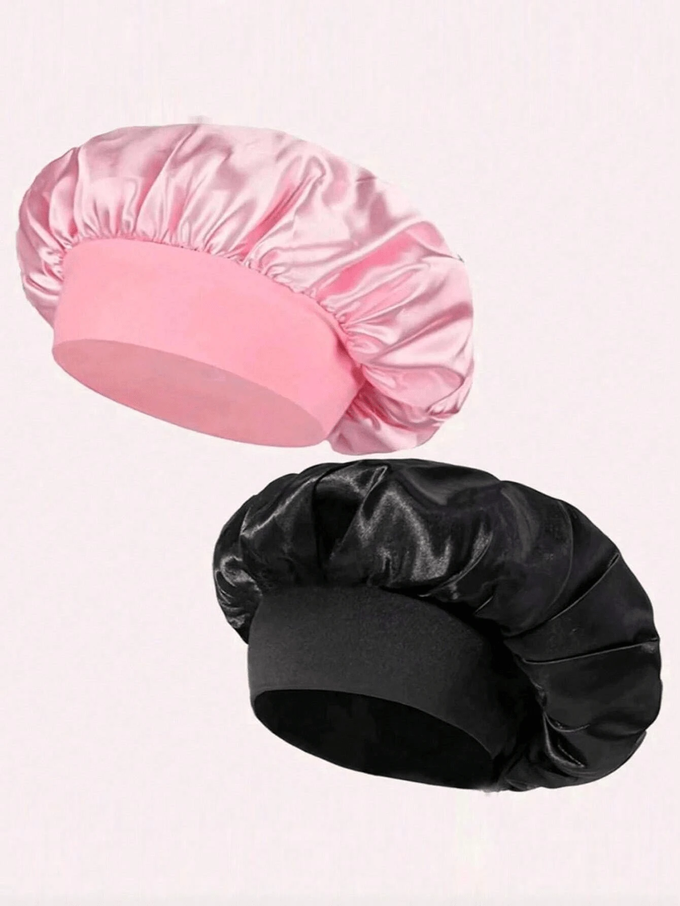 2pcs Silk Bonnet For Sleeping, Satin Hair Bonnets, Soft Elastic Band ...