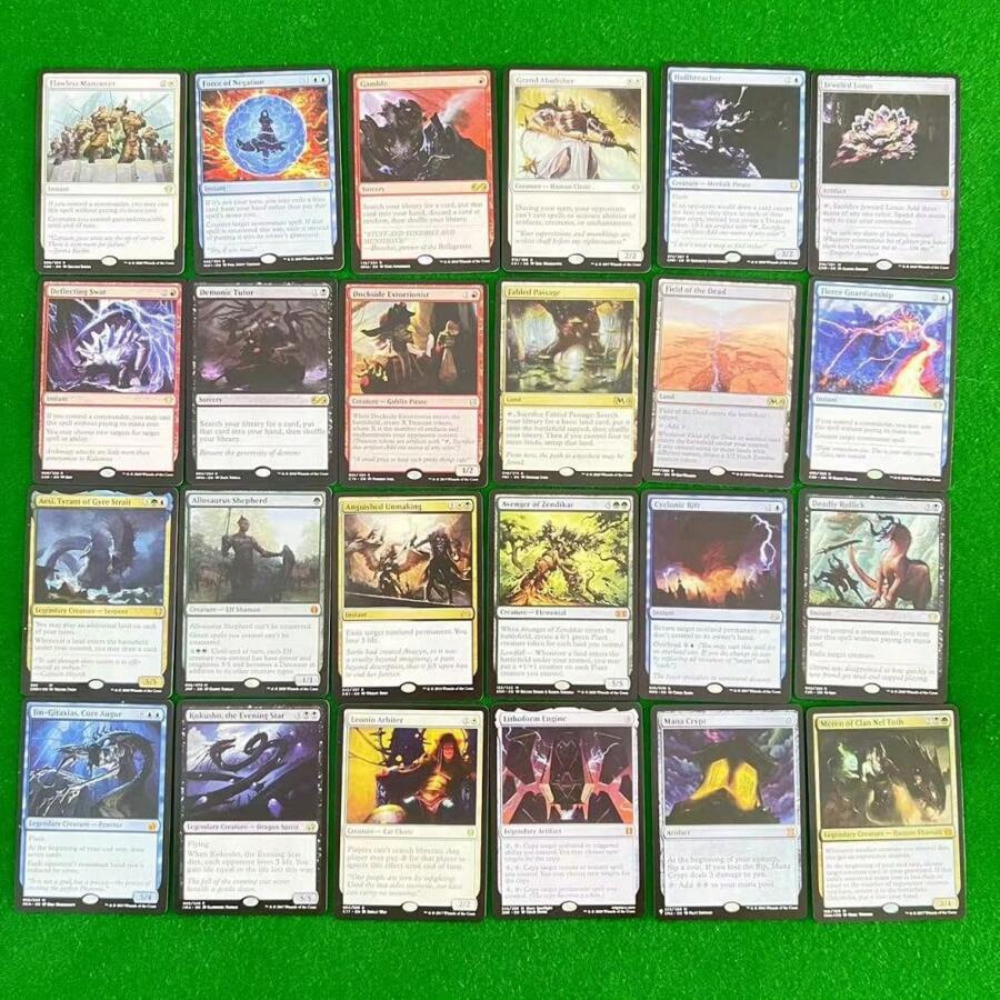 108pcs Blue Core Magic The Gathering Cards P9 Dual Land Fetch Land ...