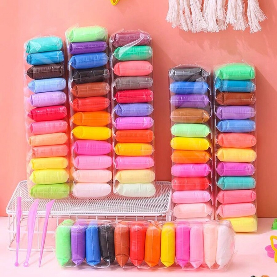 Ultra Light Clay Space Mud Rubber Mud 36 Color Set Clay With Tools And ...