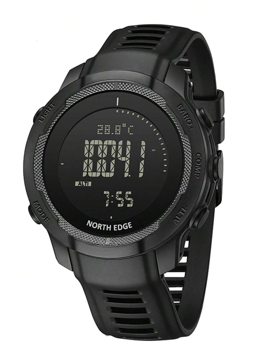 NORTH EDGE VERTICO Men's Digital Watch Carbon Fiber Case For Man Sports ...