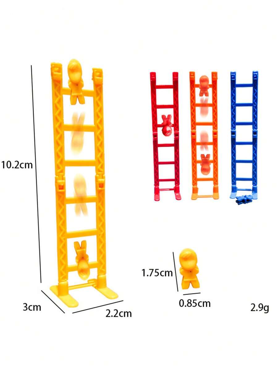 3 Sets Diy Climbing Ladder Little Man Flipping Somersault Down Stairs Ladder Climbing Toy
