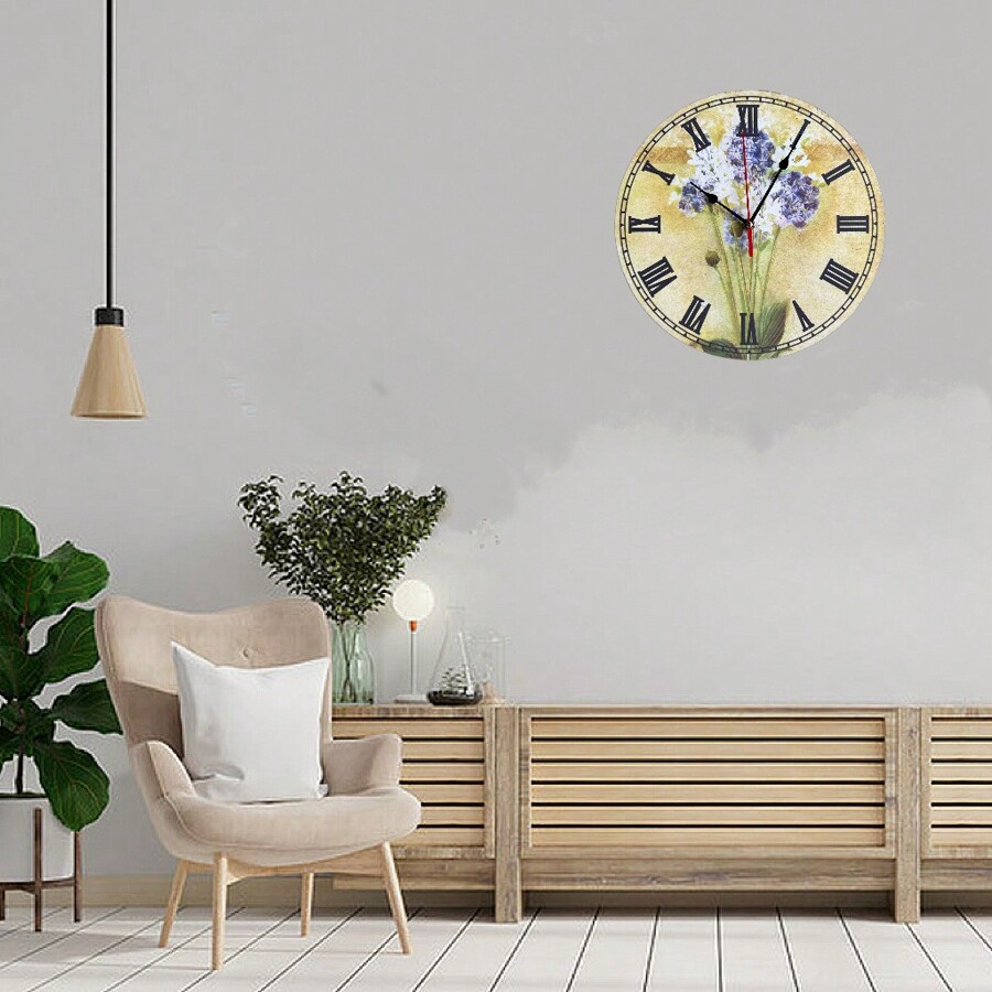 Garden Style Clock. Farm Garden Retro. Simple Retro Bedroom Clock ...