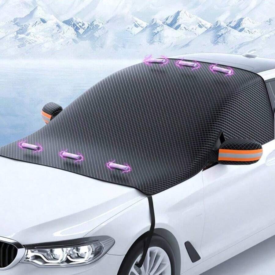 Multifunctional Magnetic Car Windshield Cover - UV Protection And Anti ...