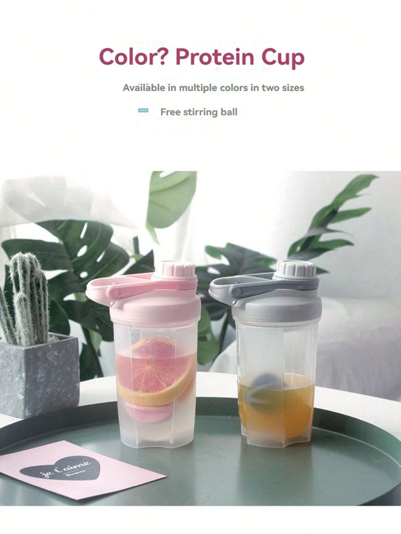 Protein Powder Cup, Milkshake Cup, Shaking Cup With Scale, Plastic ...