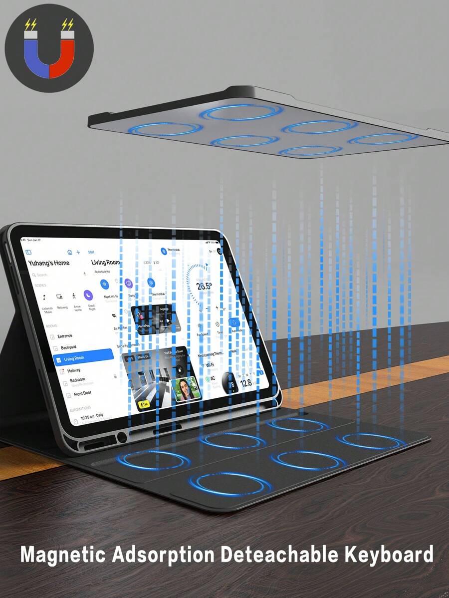 Keyboard Case And Mouse For IPad 5th/6th/7th/8th/9th/10th, Pro 11, Air ...