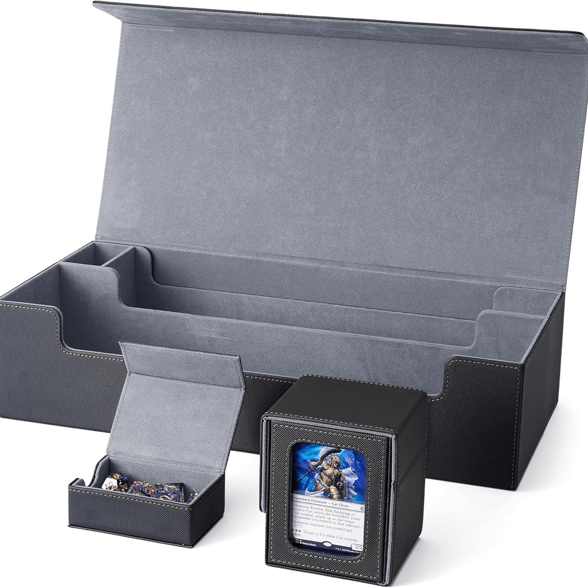 Extra Large High-End Card Game Card Storage Box Fits Up To 5 Decks Of ...