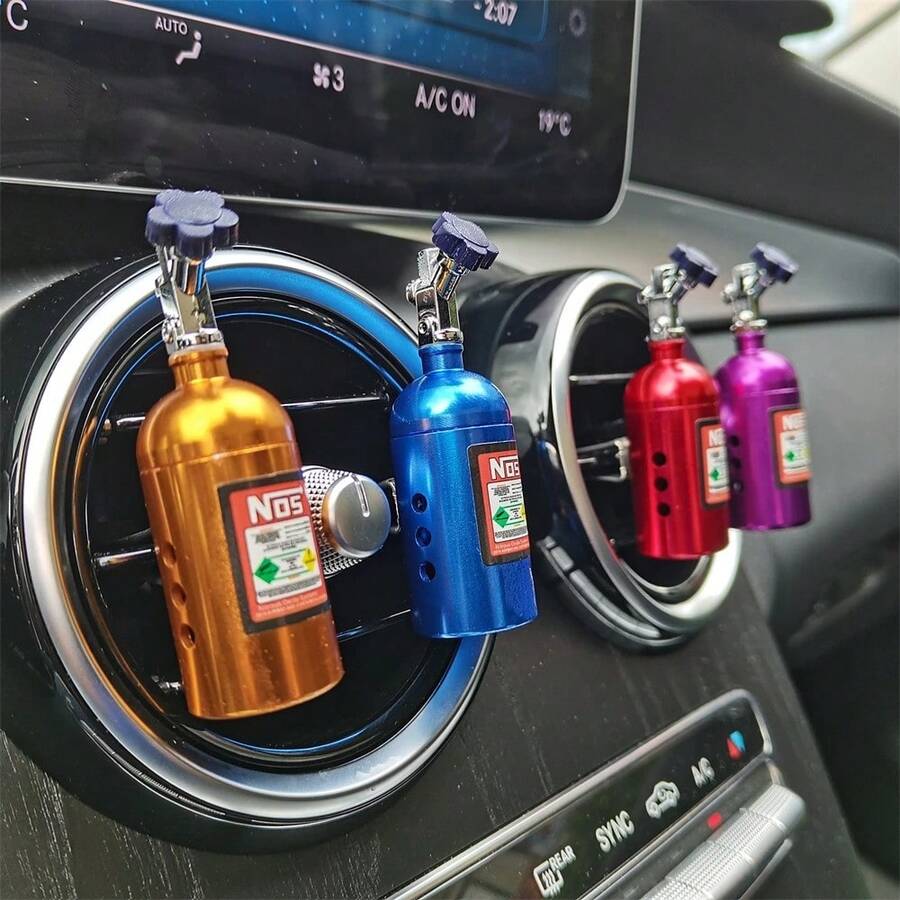 Car Air Freshener NOS Nitrogen Bottle Air Vent Aromatherapy Auto Aroma ...