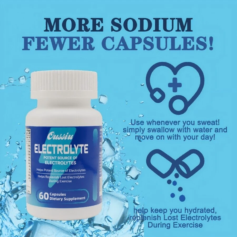 Oussiu Oussiu Electrolyte Capsule 60 Capsules Dietary Supplement With A ...