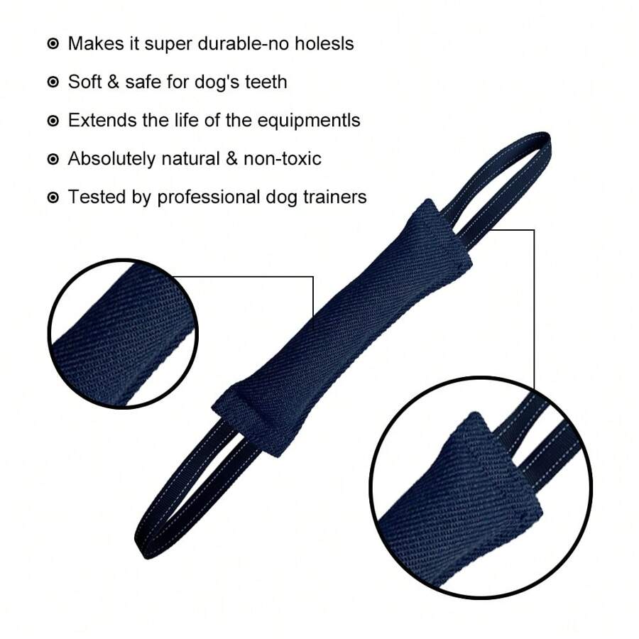 Tough Fabric Dog Chew Stick, Anti-Bite Chewing Tug Molar Toy, 30cm Long ...