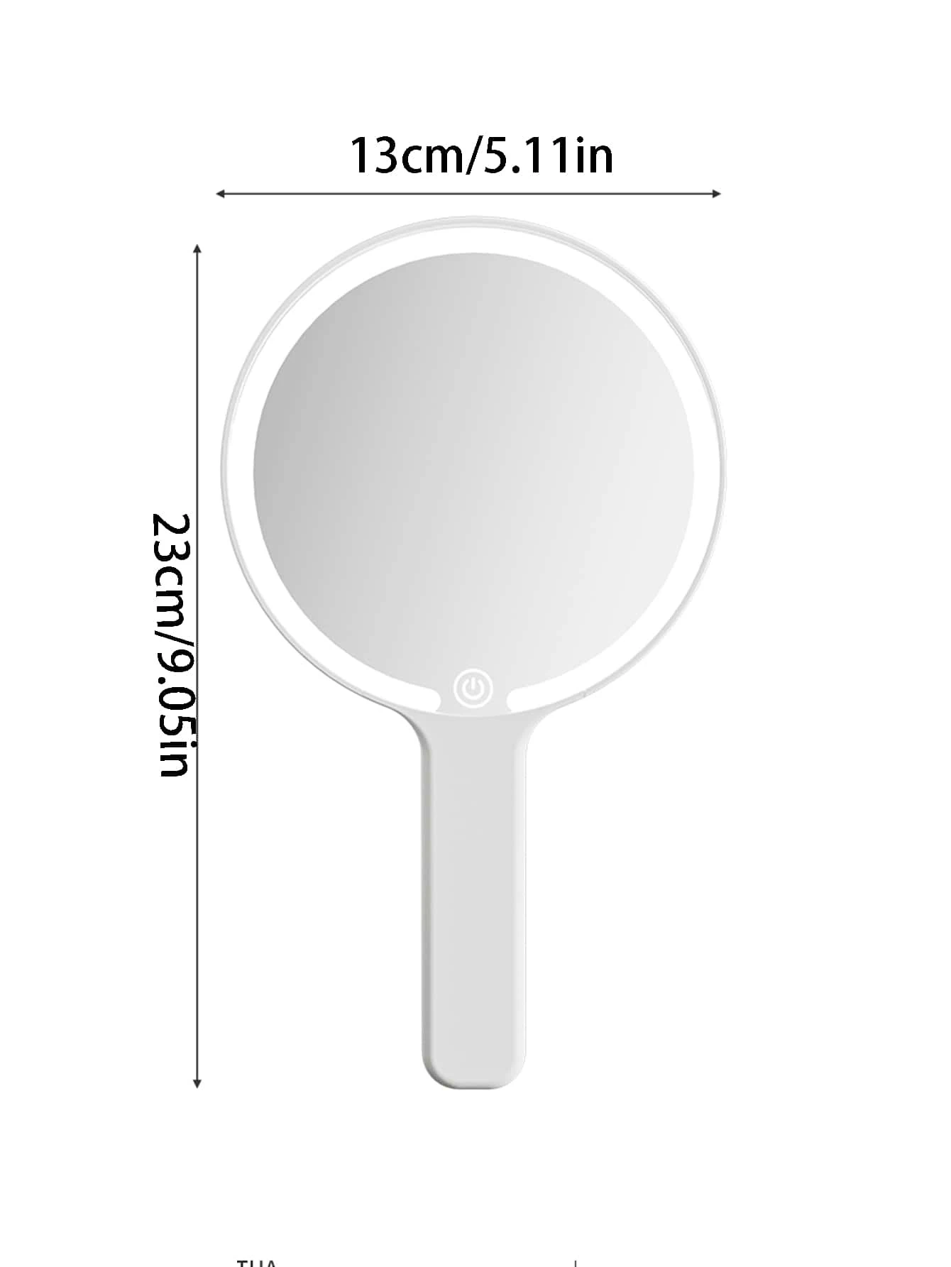 Handheld Makeup Mirror For Women, Portable And Portable, With A Small ...