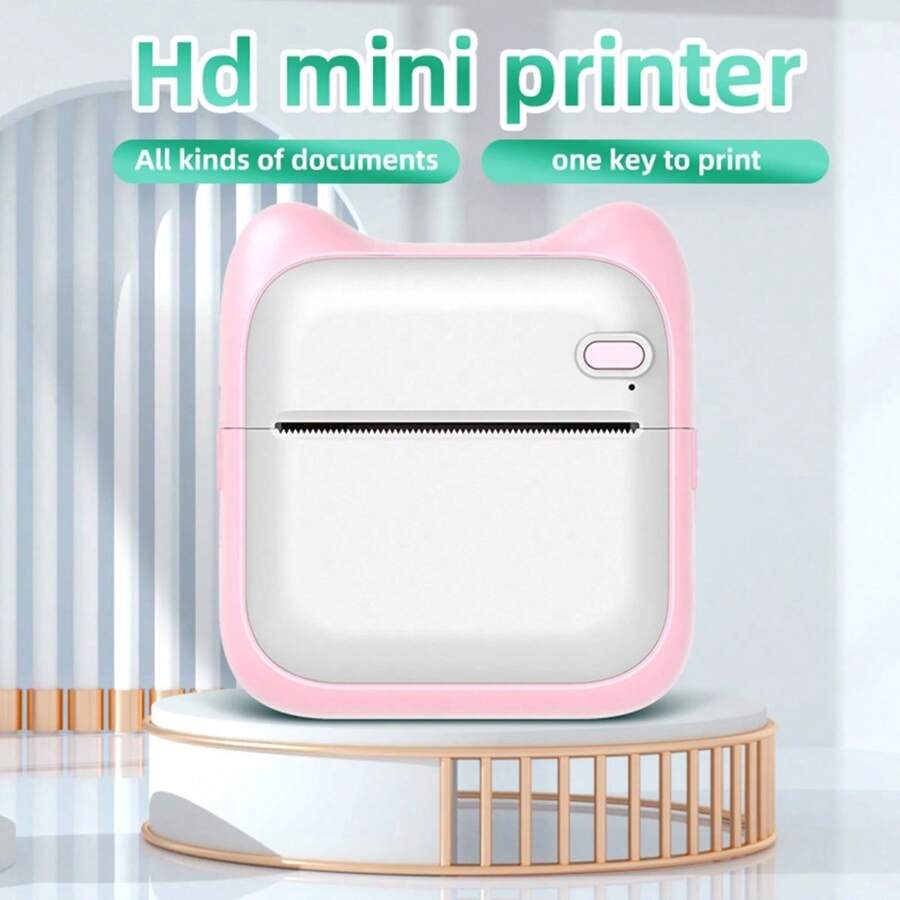 Imprimante de poche mini, imprimante thermique Bluetooth avec papiers ...