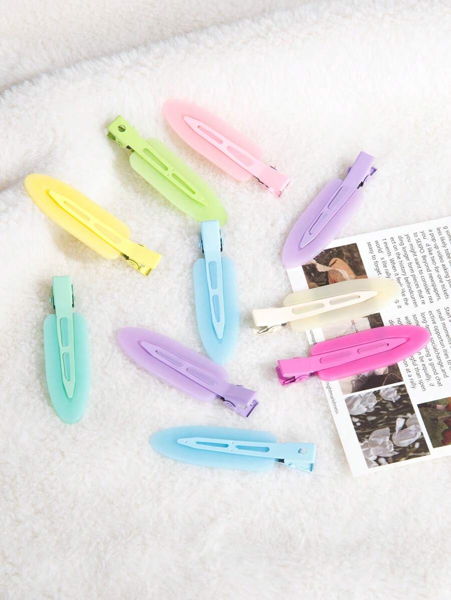 1pc No Bend Hair Clips- Dent-Free Soft Clips For Women And Girls, Large ...