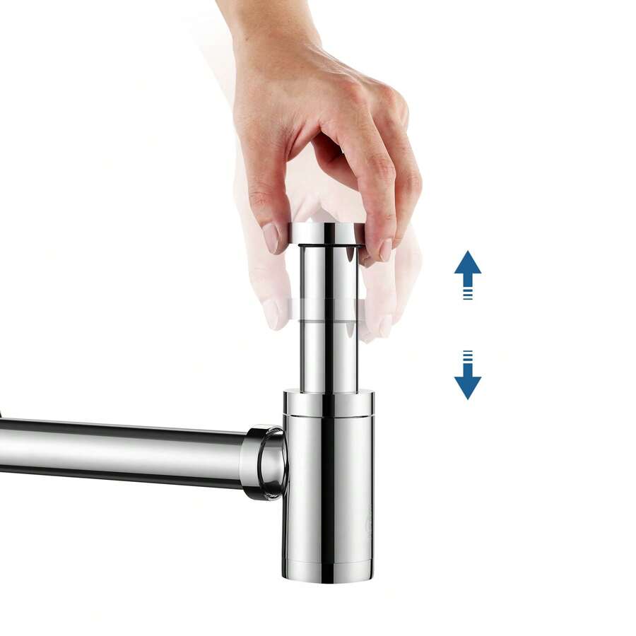 Universal Siphon Height Adjustable 1 1/4 Inch Tube Siphon Drain Fitting ...