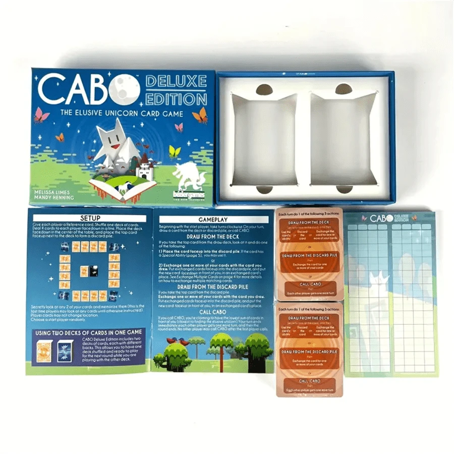 2-4 Player CABO Deluxe Edition Card Game - High-Quality Card Stock ...