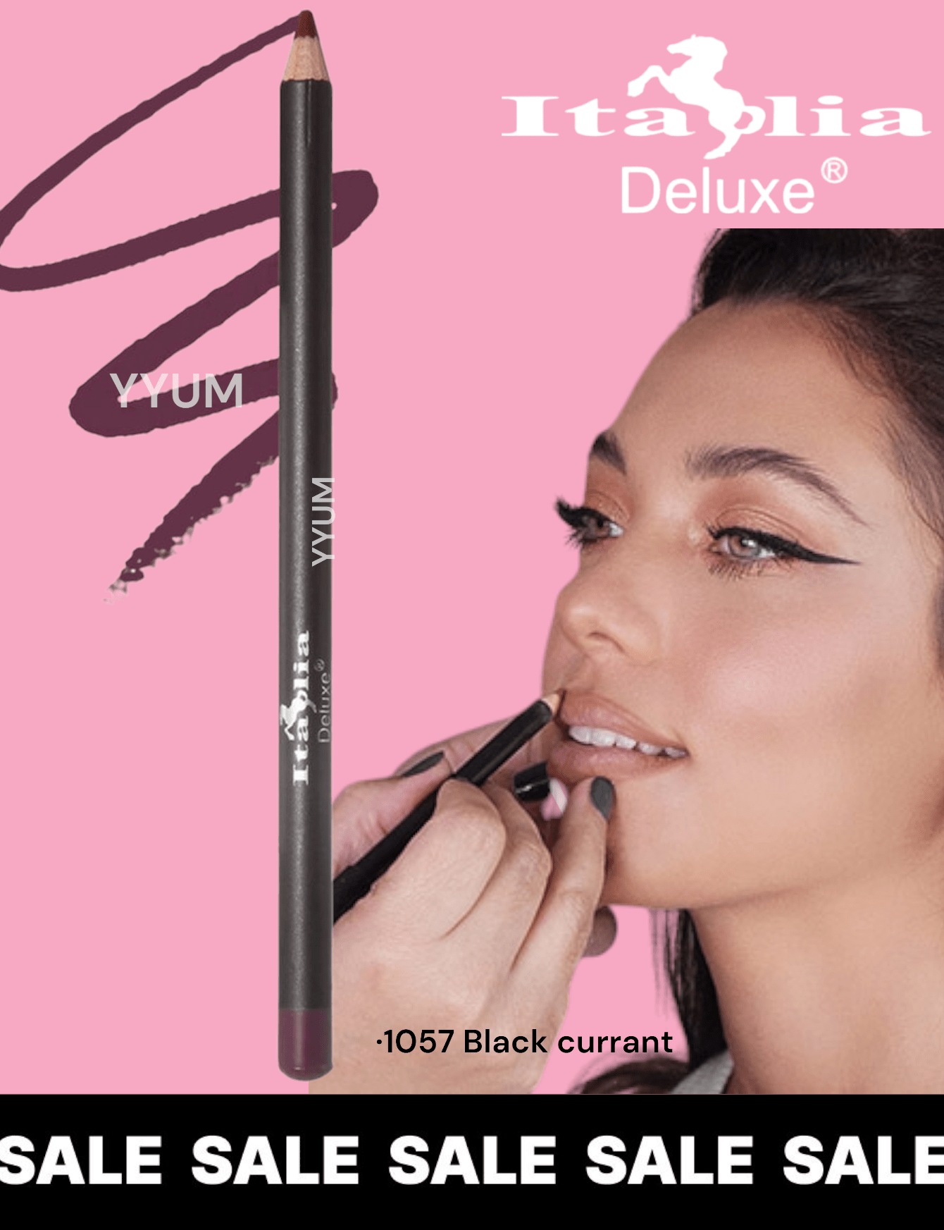 Lápiz Delineador De Labios Y Ojos Italia Deluxe Original Moda De