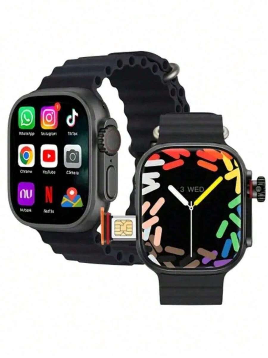 SmartWatch 5G K15 ULTRA With Ai Pulse Cellular Chip 16GB 3 Bracelets ...