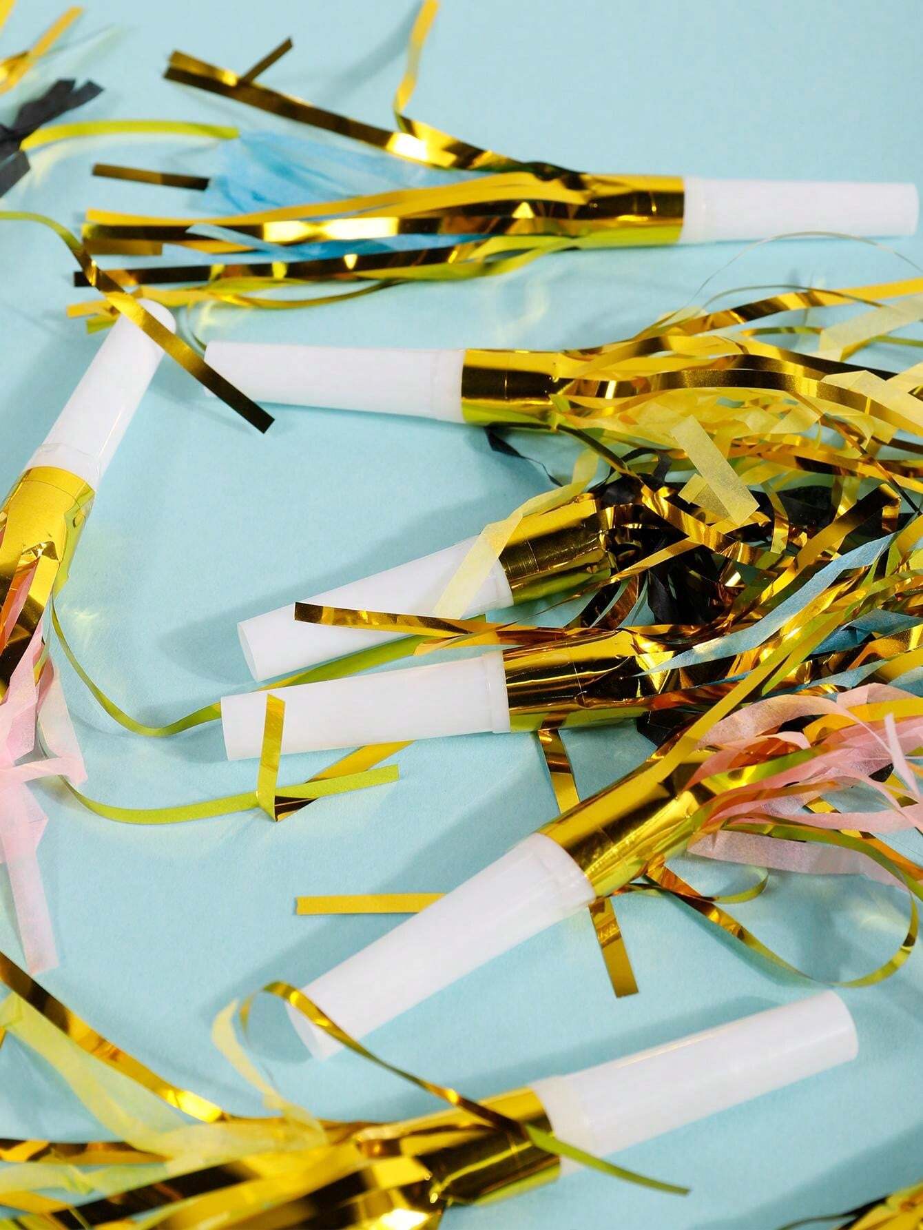 2/6pcs Dual-Color Tassel Raindrop Wind Whistle, Funny Noise Blowing ...