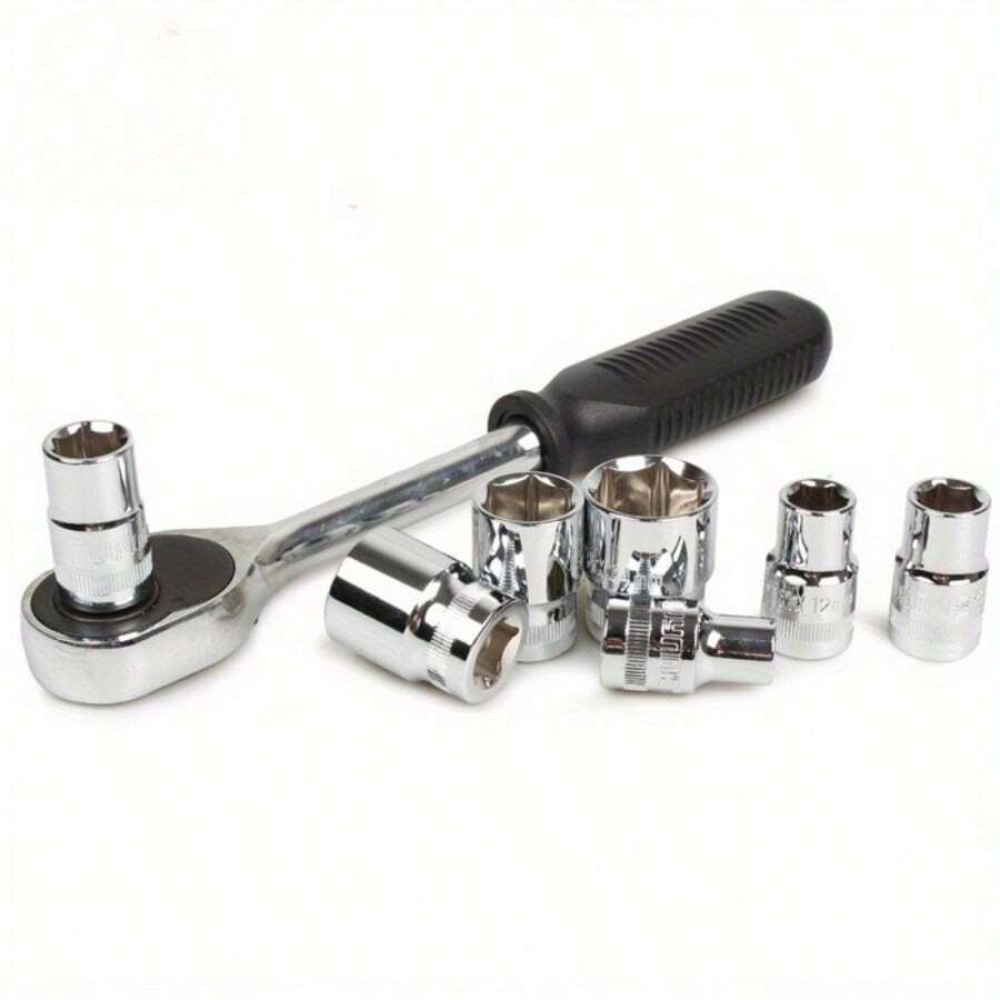 Socket Set Extended Ratchet Quick Wrench Combination Auto Repair 29 ...