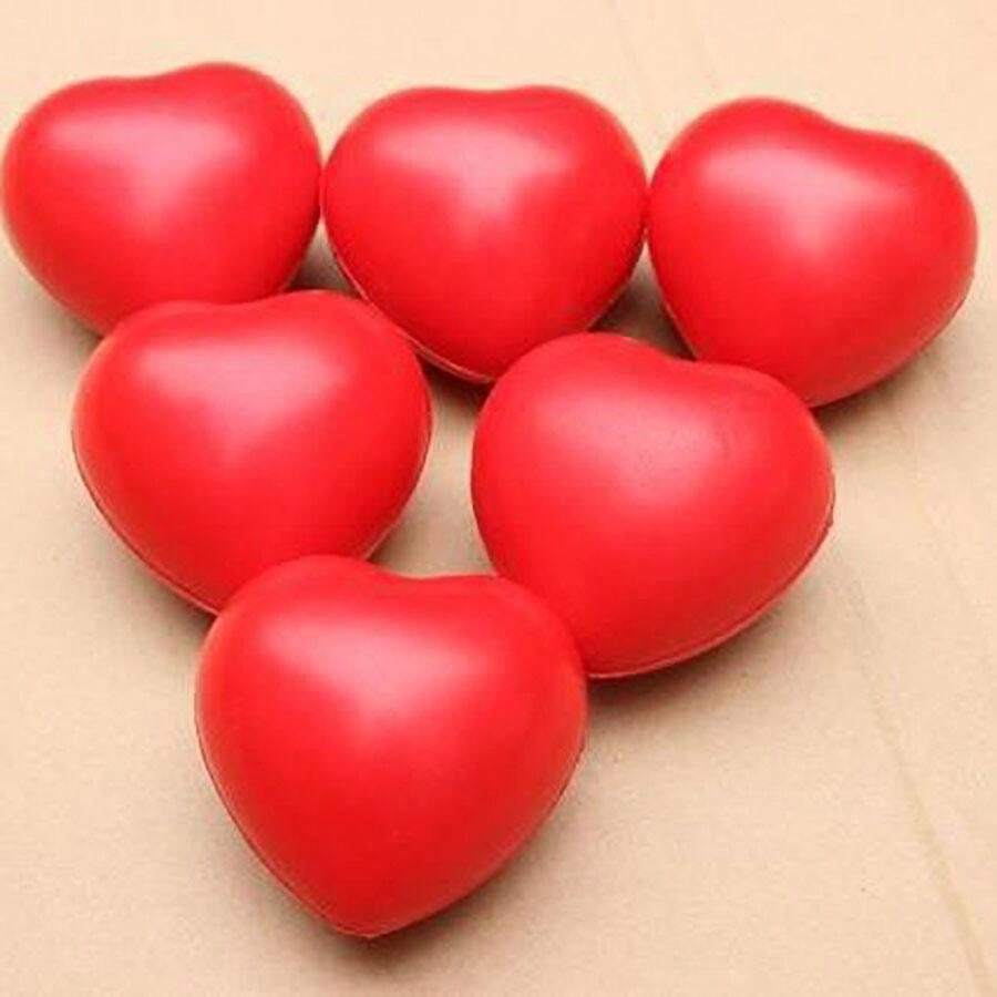PU Foam Heart-Shaped Ball, Polyurethane Solid Sponge Heart-Shaped ...