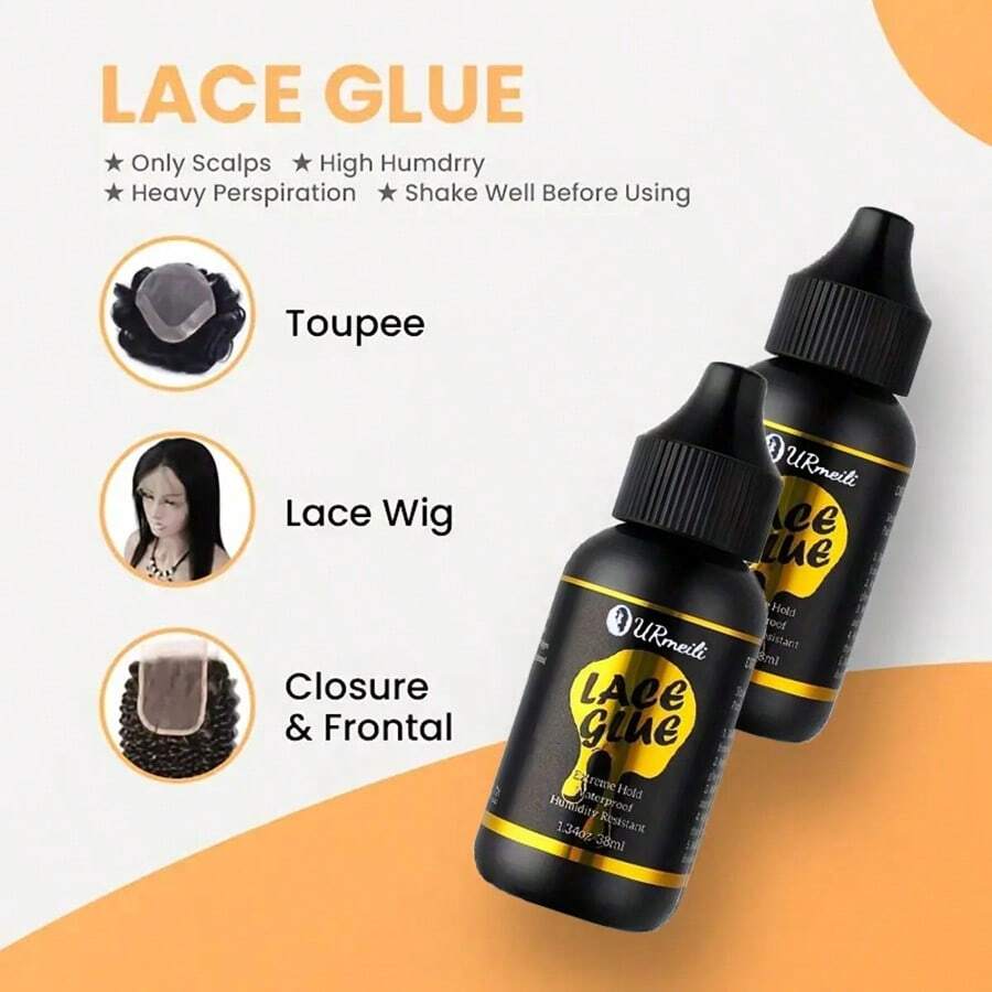 38ml Strong-Hold Wig Adhesive ,Lace Glue For Lace & Poly Hairpieces ...