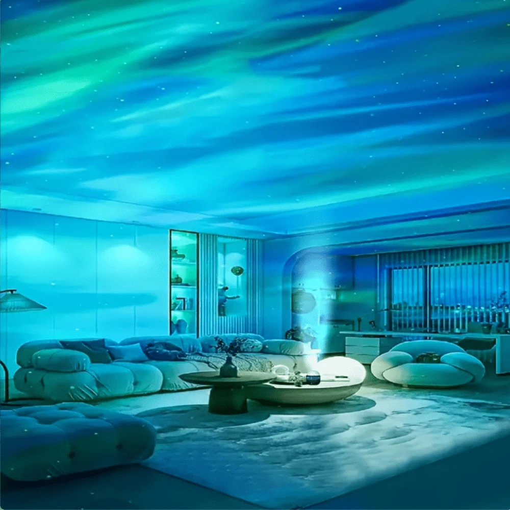 Bola de luz LED de la Aurora Boreal encantadora - Proyección del cielo nocturno de fantasía para ...