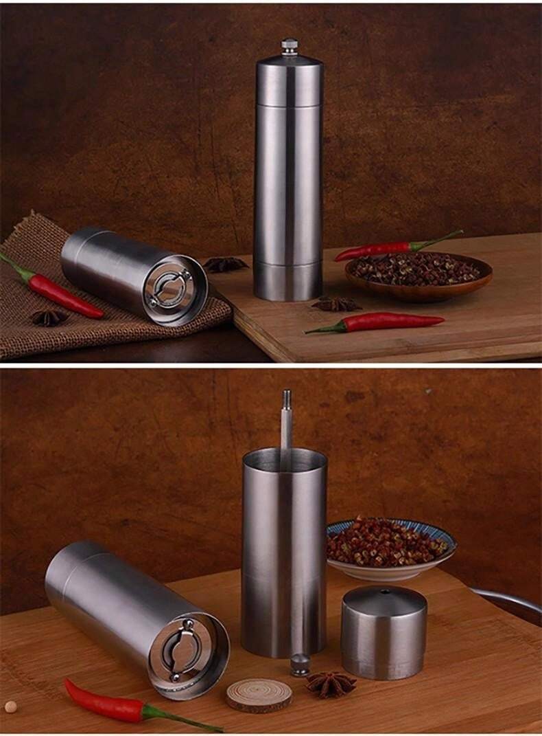 Carbon Steel & Stainless Steel Manual Pepper Grinder, Home Use Pepper ...