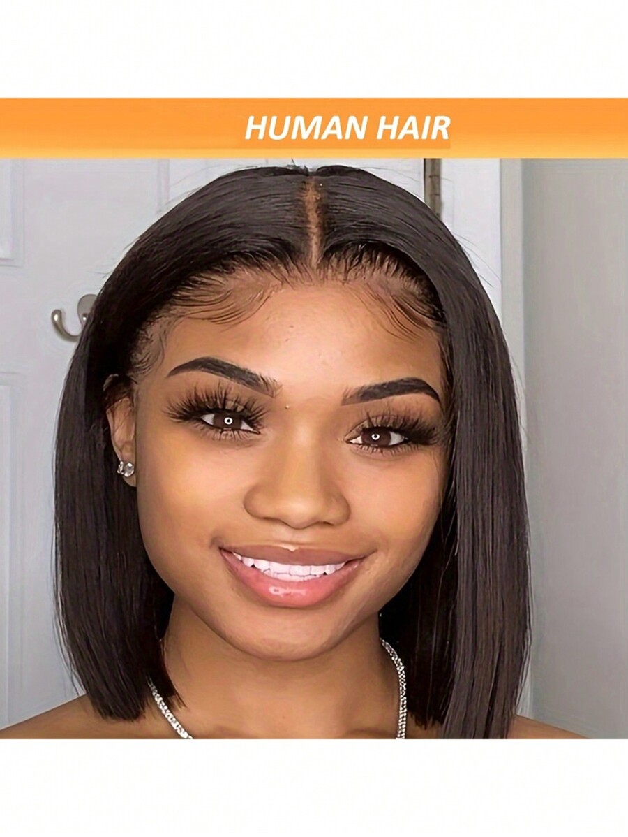 16 Inch Discount 180% Density 13x4 Short Bob Lace Front Glueless Human ...