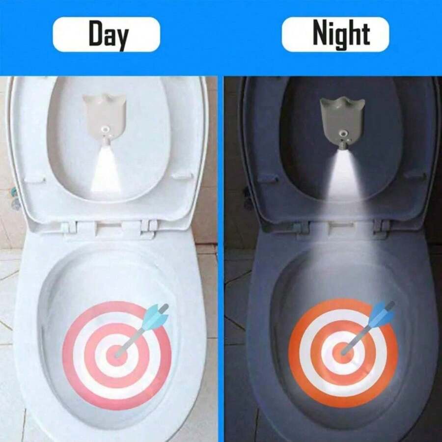 Night Lighting Of Toilet Seat With Motion Sensor, Funny Toilet Lamp ...