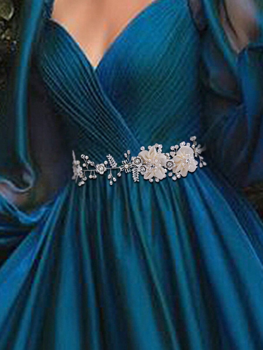 Bride Wedding Belt, Luxury Floral Design Elegant Waistband, Wedding Dress Accessory | SHEIN USA