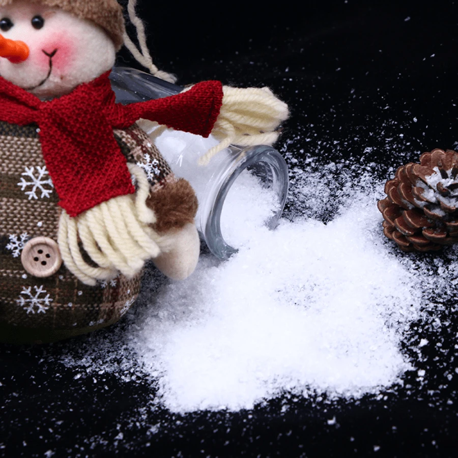 Simulation Artificial Snow Powder PE Christmas Craft Decoration Dry ...