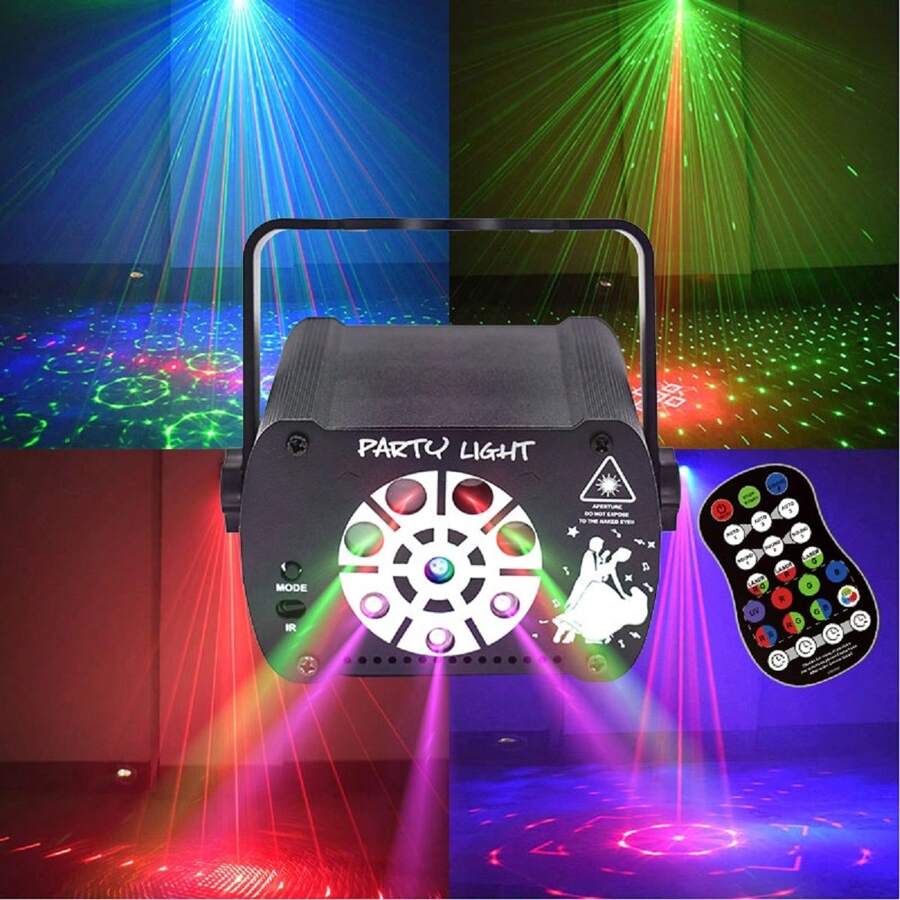 Luz LED Strobe com controle remoto por voz para palco DJ Disco Party ...