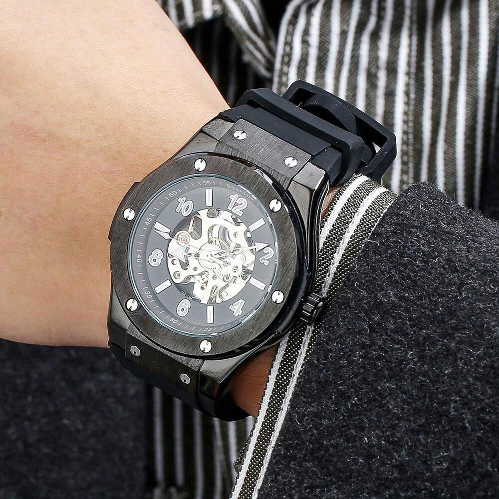 REALLUX REALLUX, Reloj de hombre automático mecánico de esqueleto de ...