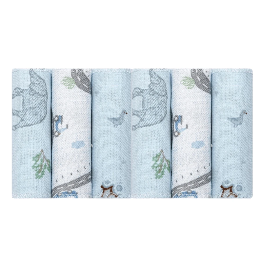 6 Units Umbilical Band For Newborn Babies 100% Cotton Flannel For Navel ...