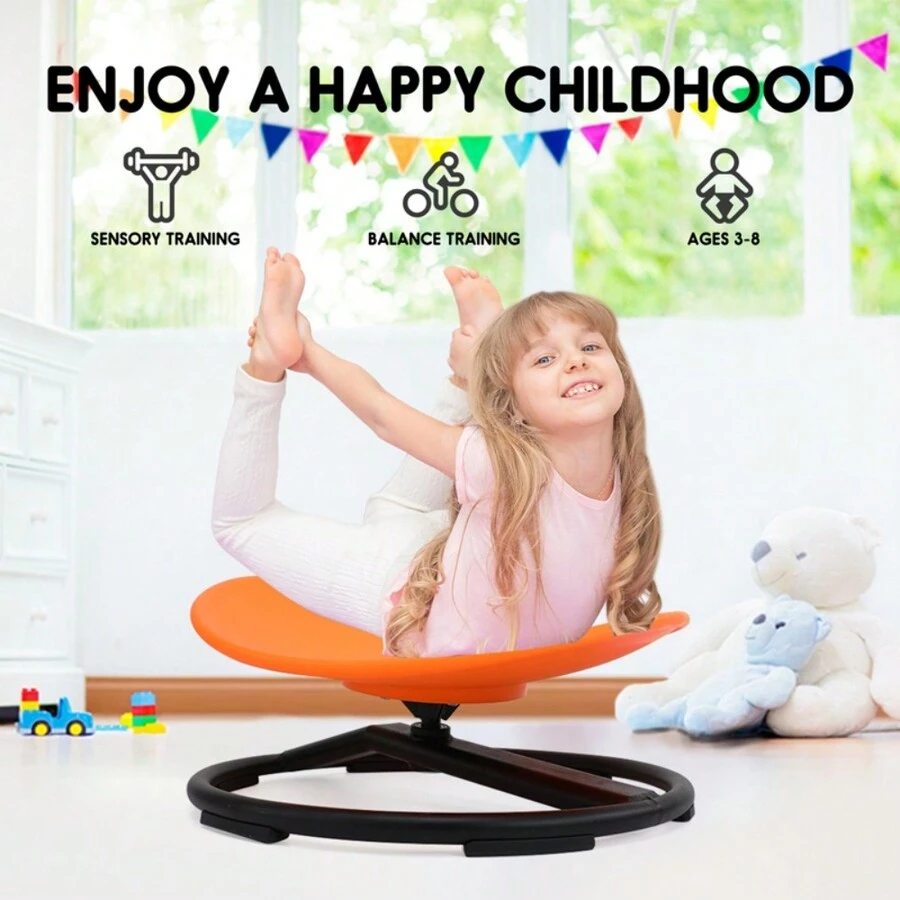 Sit And Spin Spinning Activity Toy With Arm Rest And Swivel, Wobble ...