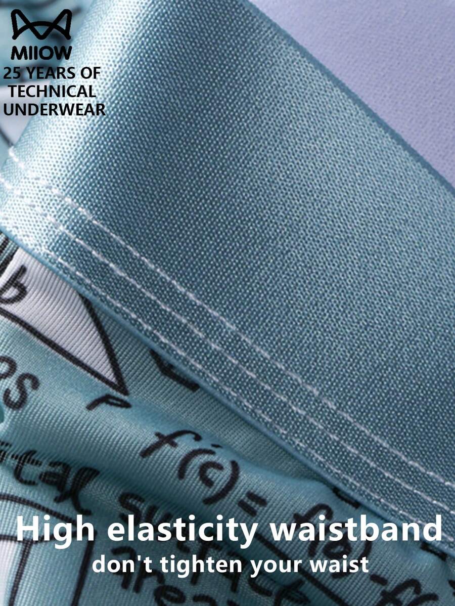 MIIOW MIIOW Men's Underwear, Breathable Silky Boxer Briefs For Teenage Boys And Young Men ...