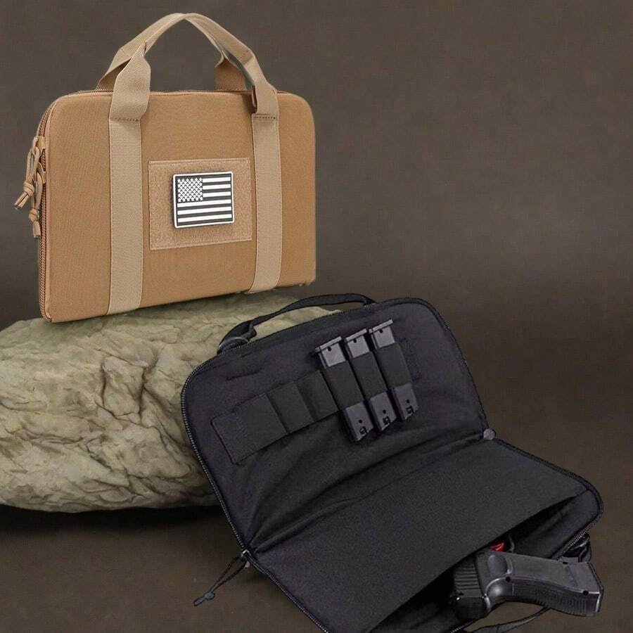 1pc Magazine Handgun Bag Pouch Gun Storage Pack Tactical Shooting Range ...