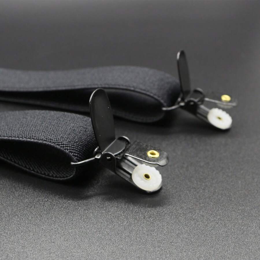 Trilece Suspenders For Men With Bow Tie - Adjustable Elastic 1 Inch ...