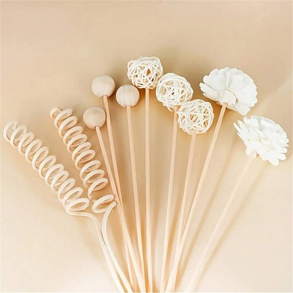 10pcs/Set DIY Aroma Dry Flower Accessories, Flameless Incense Diffuser ...