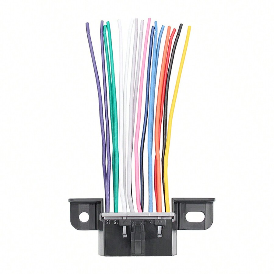 16 Pins Black OBD Diagnostic Connector Plug, OBD Socket Interface 16 ...