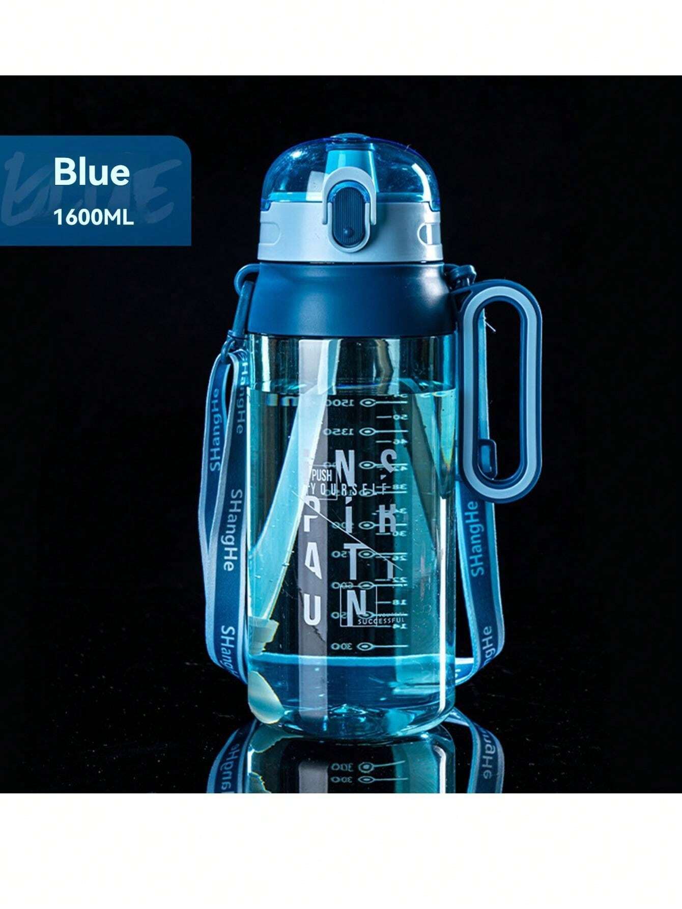 1PC/1600ml-Large-Capacity Outdoor Sports Water Cup - Large-Capacity Plastic Water Cup - Portable ...