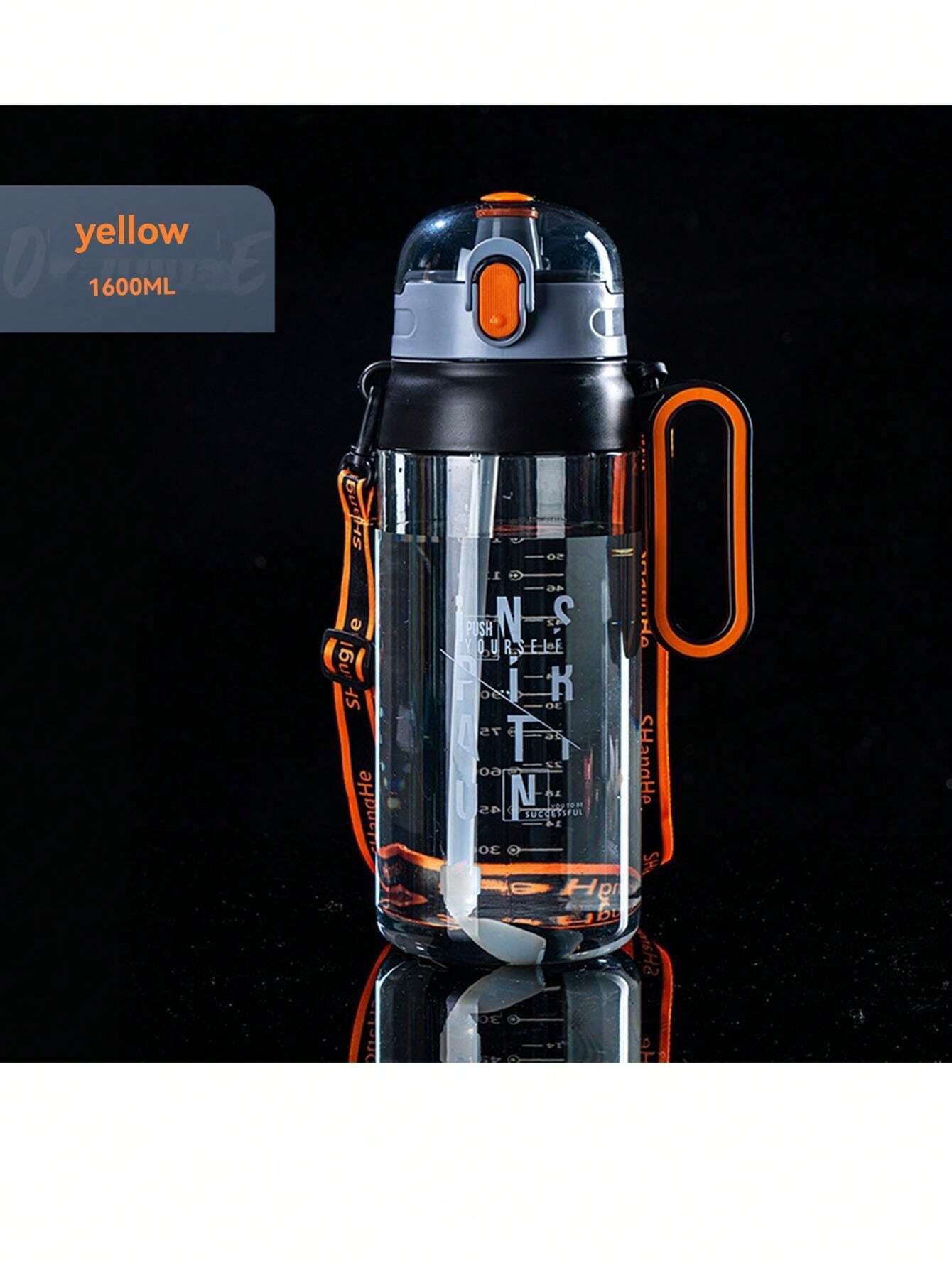 1PC/1600ml-Large-Capacity Outdoor Sports Water Cup - Large-Capacity Plastic Water Cup - Portable ...