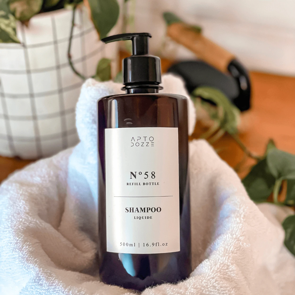 Shampoo e Condicionador - Frasco Ambar De Plástico Luxo 500ml | SHEIN ...