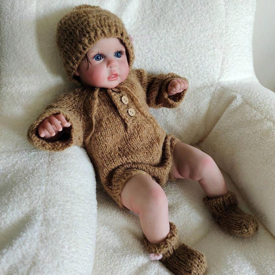 NPK 20 Inch Already Finished Painted Reborn Baby Doll Newborn 3D Skin ...