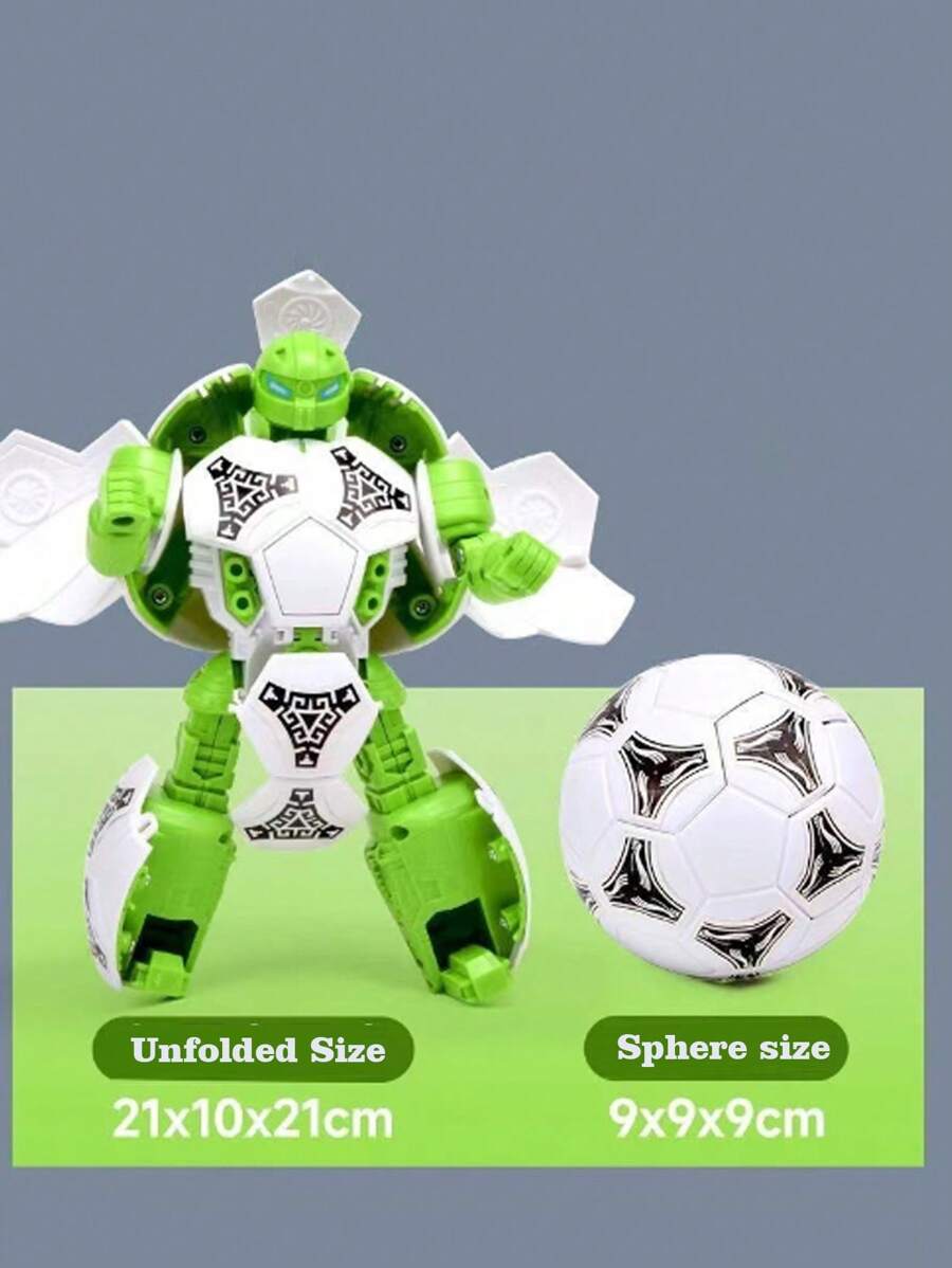 Transformable Robot Football Toy Transforming Basketball Warrior ...