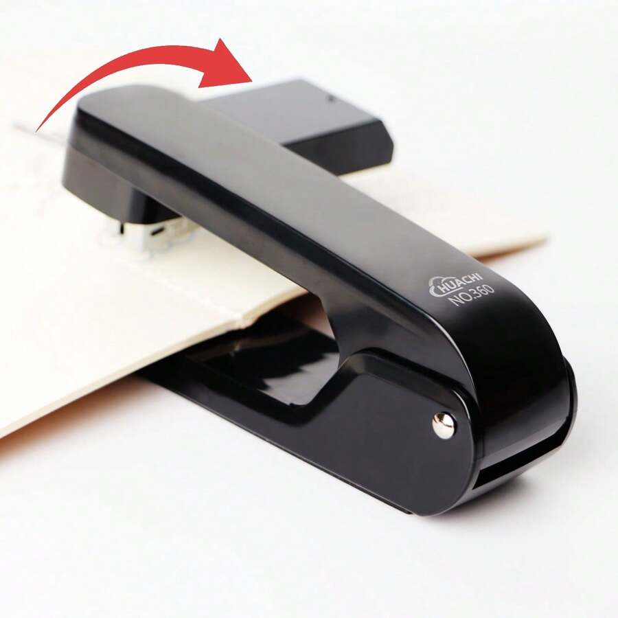 25-Sheet Capacity Rotating Desktop Stapler - 360-Degree Manual ...