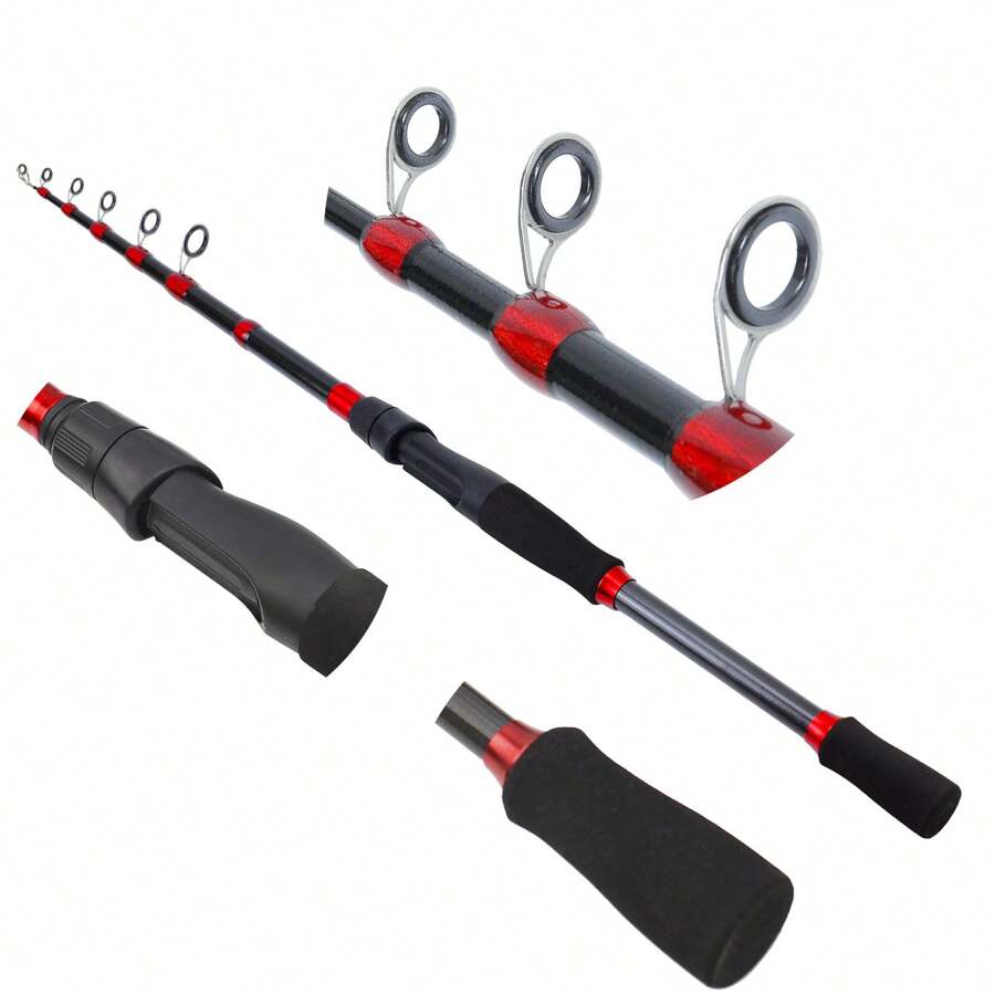 1.65M 1.8M 2.1M 2.4M 2.7M Ultra Light FISH ROD Lure Spinning Carbon ...