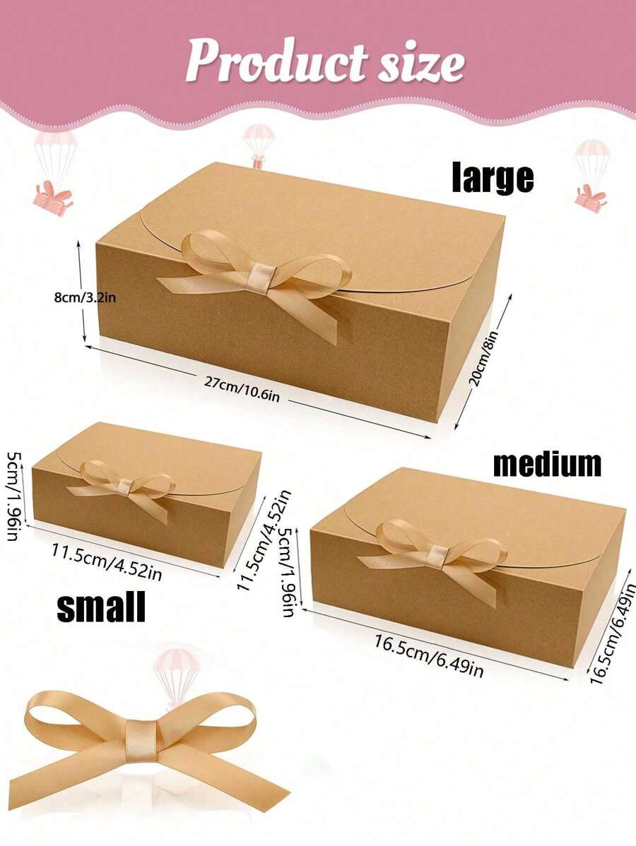 2/5/10/20pcs Gift Boxes With Lids,Gift Boxes Bulk With Lids,Bridesmaid ...