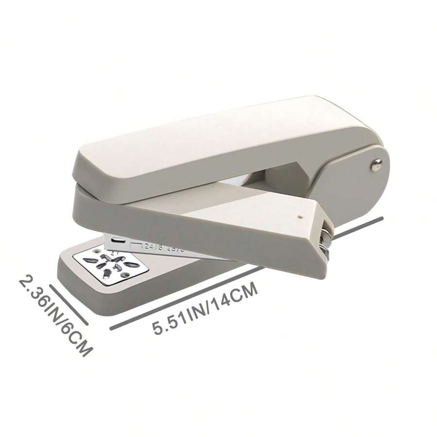 25-Sheet Capacity Rotating Desktop Stapler - 360-Degree Manual ...