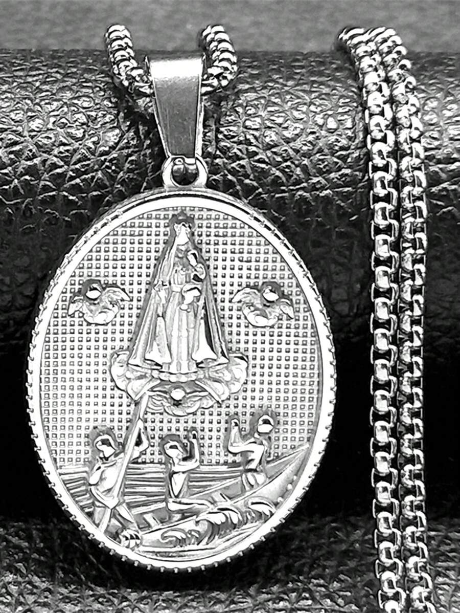 Catholic Order Of The Virgin Mary Pendant Necklace For Women And Men ...